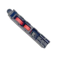 China Jordan Aluminum Sliding Door And Window Accessories Double V Shape Nylon Wheel Nylon Housing Plastic Sliding Door Roller for sale