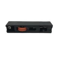 China Plastic Roller Black Shell Single Orange Silent Wheel Sliding Aluminum Window Hardware for sale