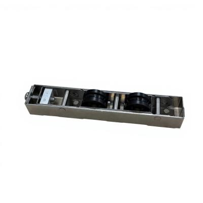 China New Style Long Stainless Steel Sliding Door Wheel Dual Wearproof Nylon Pulley For UPVC Aluminum Window Fitting for sale