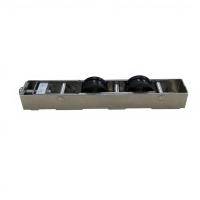 China Latest Heavy Stainless Steel Dual Wheel Garrucha Ventana Silent New Sliding Roller Wardrobe Door Hardware for sale