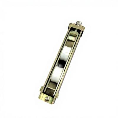China UPVC Sliding Window Pulley Double Nylon Rollers For Plastic Door Window Hardware for sale