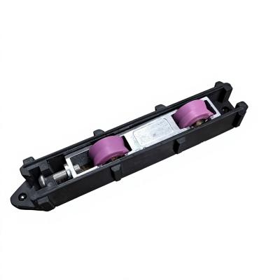 China Sliding Window Double Roller Nylon Pulley Plastic Bracket for Aluminum Window for sale