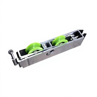 China Stainless Steel Sliding Door Double Roller Nylon Pulley For Aluminum Sliding Door Window Hardware for sale