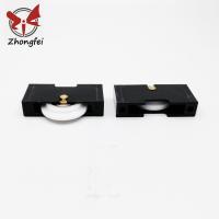 China Single White Nylon Wheel Adjustable Plastic Sliding Roller Pulley For Window Door Fitting for sale
