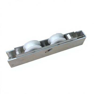 China Wholesale Stainless Steel Sliding Window Roller Double Nylon Wheels For Aluminum Door Window Hardware for sale