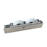 China Wholesale Iron Adjustable Sliding Window Roller Double Nylon Wheels Aluminium Door Window Hardware Fittings for sale