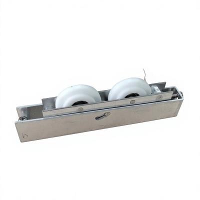 China Wholesale Iron Adjustable Sliding Window Roller Double Nylon Wheels Aluminium Door Window Hardware Fittings for sale