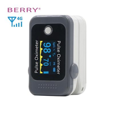 China 4G Non Contact Fingertip Pulse Oximeter Remote Patient Monitoring SpO2 58x34x30mm for sale