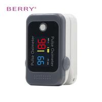 China TFT LCD Screen Fingertip Pulse Oximeter Gray Orange for sale