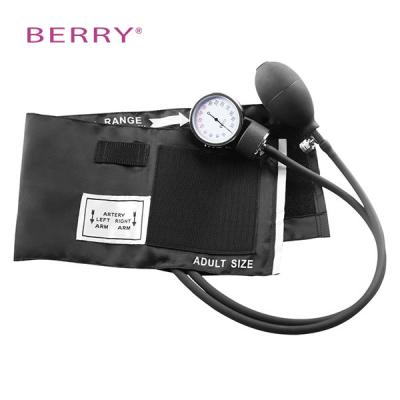 China Manual Aneroid Sphygmomanometer Dual Tube Nylon Cuff Blood Pressure Monitor CE FDA for sale