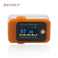 China Fingertip Pulse Oximeter OLED Display Portable Blood Oxygen Saturation Monitor 2 AAA Batteries for sale