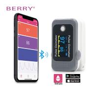 China Fingertip Pulse Oximeter OLED Display Portable Blood Oxygen Saturation Monitor 2 AAA Batteries for sale