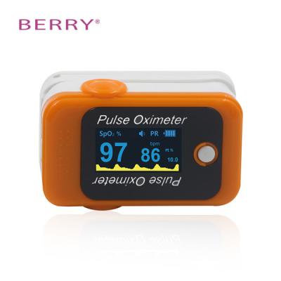 China Waveform PI Finger Probe Pulse Oximeter 660nm 910nm Blood Oxygen Monitor CE ISO13485 for sale