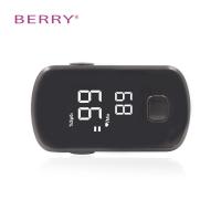 China Black Fingertip Pulse Oximeter Vertical Screen Removable Battery for sale