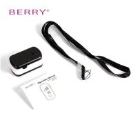 China Black Fingertip Pulse Oximeter Vertical Screen Removable Battery for sale