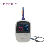 China Handheld Pulse Oximeter with SpO2 Probe Sensor 660nm 940nm LED Indicator Buzzer PR for sale
