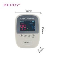 China Handheld Pulse Oximeter with SpO2 Probe Sensor 660nm 940nm LED Indicator Buzzer PR for sale