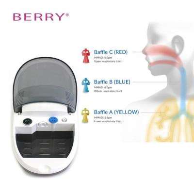 China Compressor Nebulizer 3.4μm Particle Size 55dB Low Noise for Adults Children CE Certified for sale