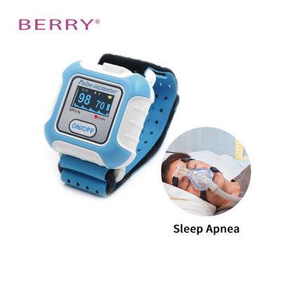 China Wrist SpO2 Oximeter Bluetooth Sleep Monitor Pulse Ox for Sleep Apnea Screening 24hr for sale