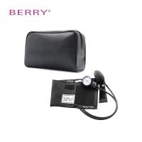 China One Handed Use Manual Sphygmomanometer Vinyl Zipper Bag 0-300mmHg Aneroid Blood Pressure Monitor for sale