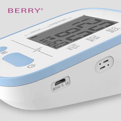 China Digital Blood Pressure Monitor 4.3 Inch LED Screen 2 User 99 Memory Automatic Arm BP Machine for sale