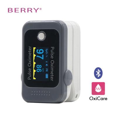 China Bluetooth Fingertip Pulse Oximeter OLED Display SpO2 35-100% Pulse Rate 25-250BPM for sale