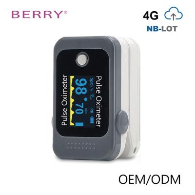 China 4G Remote Portable Pulse Oximeter SpO2 PR Patient Monitor 50g CE ISO13485 for sale
