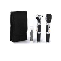 China Medical Rechargeable Tongue Depressor Set Steel Diagnostic Otoscope ENT 2.4mm Tips for sale
