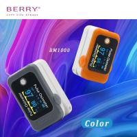 China 58x34x32mm Fingertip Pulse Oximeter SpO2 PR PI 2 AAA Batteries 30h Battery Life CE for sale