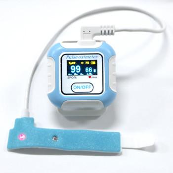 China CE Bluetooth 4.0 Wearable Sleep Monitor Pulse Oximeter SpO2 20h Battery Infant Adult for sale