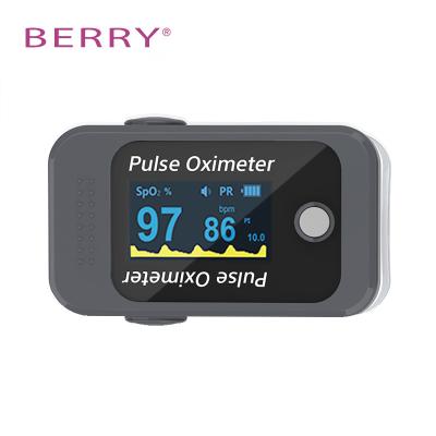 China Fingertip Pulse Oximeter SpO2 Monitor 30bpm-250bpm Dual Color OLED Display 2 AAA Batteries for sale
