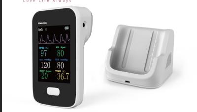 China Handheld Bluetooth Multiparameter Patient Monitor ECG NIBP SpO2 PR TEMP 3.7V 7200mAh CE for sale