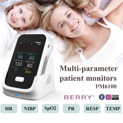 China Compact Lightweight Multi Parameter Patient Monitor With BLE5.0 One Button Design for sale
