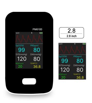 China Multi Parameter Patient Monitor PM6100 15 inch LCD Display Data Transfer to HIS CIS EHR for sale