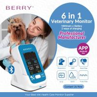 China Veterinary Monitor AM6200 2.8 TFT LCD SpO2 ECG NIBP Pulse Rate 12V for sale