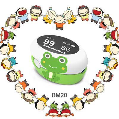 China Childrens BM20 Rechargeable Pediatric Pulse Oximeter SpO2 Heart Rate Monitor for sale