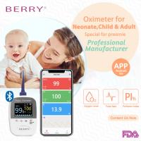 China 1000mAh Wireless Pulse Oximeter With 0 - 100% Measurement Range for sale