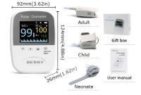 China 0.25kg Portable Blood Oxygen Meter With USB Interface for sale