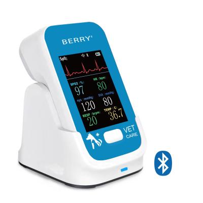 China Veterinary Patient Monitor TFT LCD Screen BLE 5.0 SpO2 35-100% Pet Health for sale