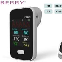 China Li Battery Powered Multi Parameter Patient Monitor PM6100 ECG SpO2 Temp 1.5kg for sale