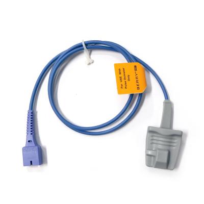 China Reusable SpO2 Sensor TPU Material Class II ISO13485 Adult Finger Pulse Oximeter for sale