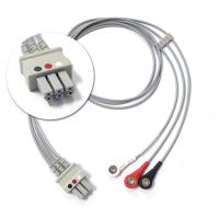 China Contec Leadwire Set 5 Trunk ECG Holter 12 Leads Cable for sale