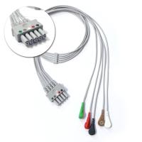 China Contec Leadwire Set 5 Trunk ECG Holter 12 Leads Cable for sale