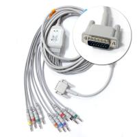 China 3/5 Lead EKG / ECG Cable ECG Accessories For Precise Measurement for sale