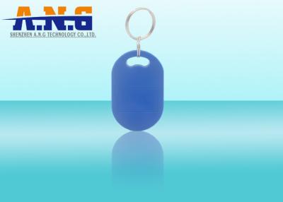 China High Frequency Blue Rfid Key Chains Anti - Shock 51.5×32.4×5.8mm for sale