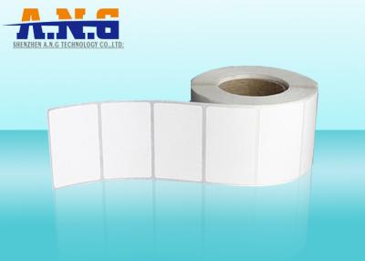 China Thermal Paper Blank NFC Sticker Tags 1.5g 55×30mm 144 Bytes Memory for sale