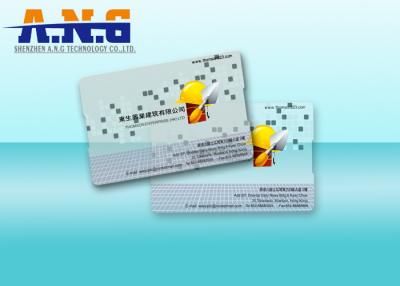 China Clear Custom Printed Cards PVC Transparent Business Cards 85.5×54×0.76mm for sale