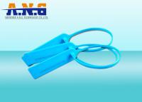 China PP HF Passive Rfid Tags , Self Lock Cable Tie Tag Security with Label Mark for sale