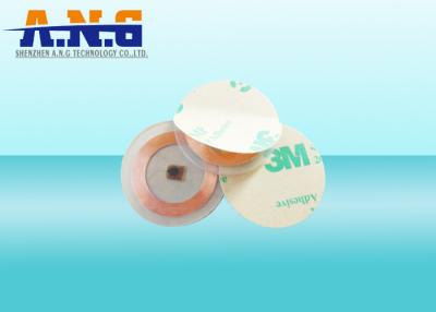 China Pvc Passive Rfid Tag Small 125khz Rfid Clear Tag With 3m Adhesive Tape for sale