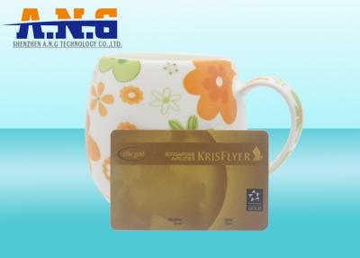 China Gold Custom Printed Cards In Ultralight / One Time Off E Ticket Rfid Smart Card for sale